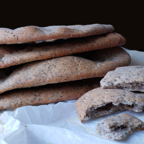 Easy 7-Ingredient Rustic Blue Corn Flatbread