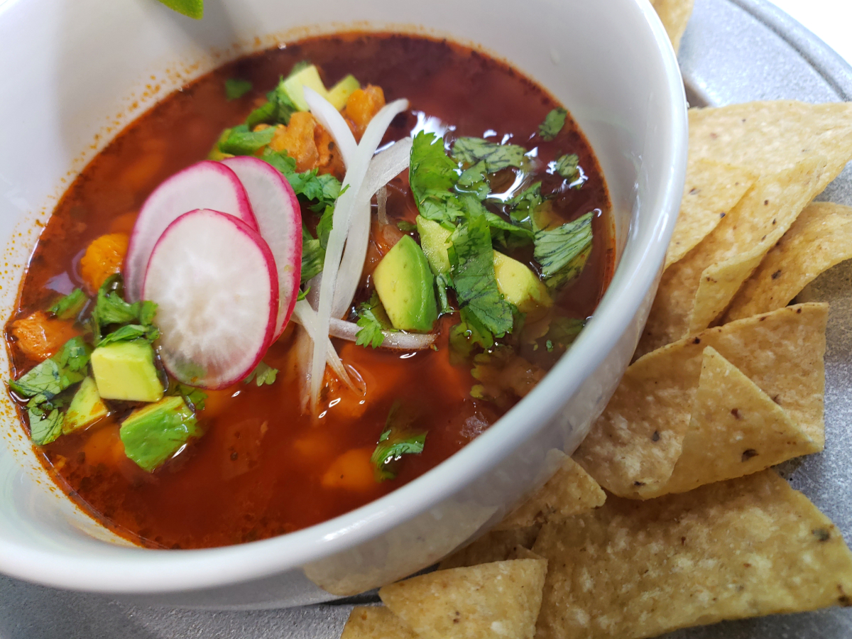 Authentic Mexican Pozole Rojo in 45 Minutes