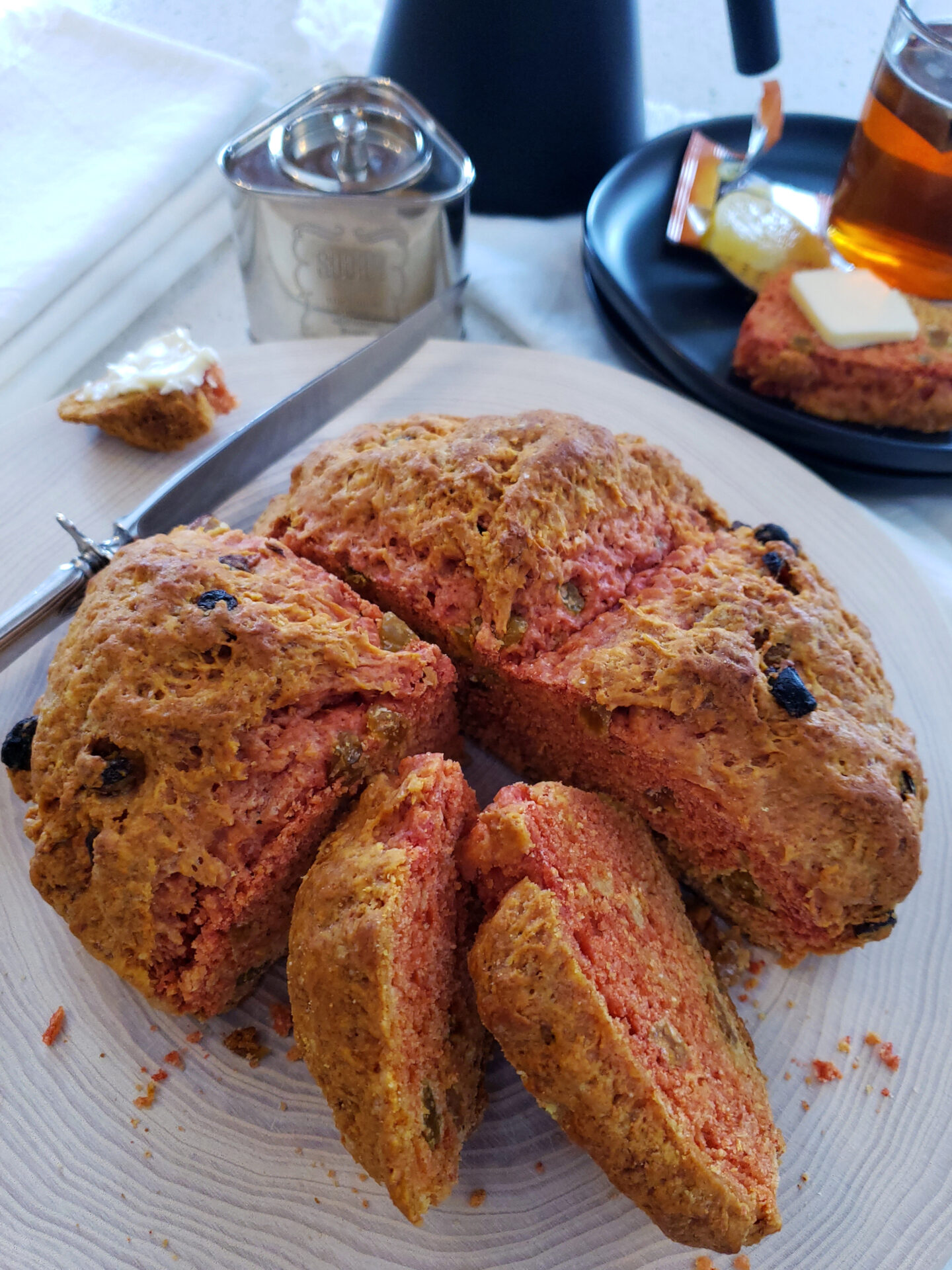 Vibrant 1-Hour Turmeric Raisin Irish Soda Bread