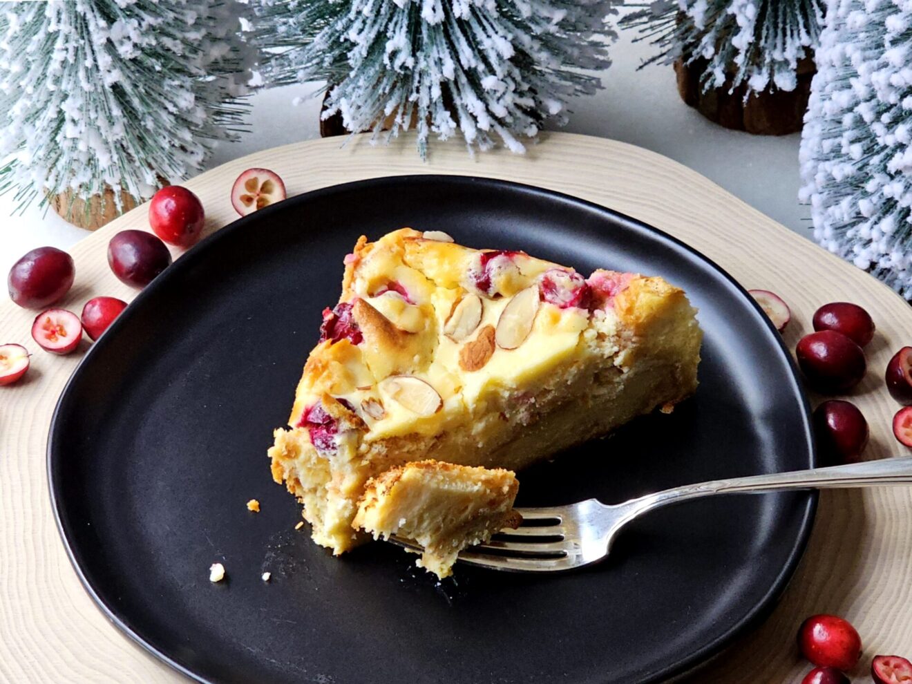 Irresistible 4 Layer Cranberry Orange Bread Pudding